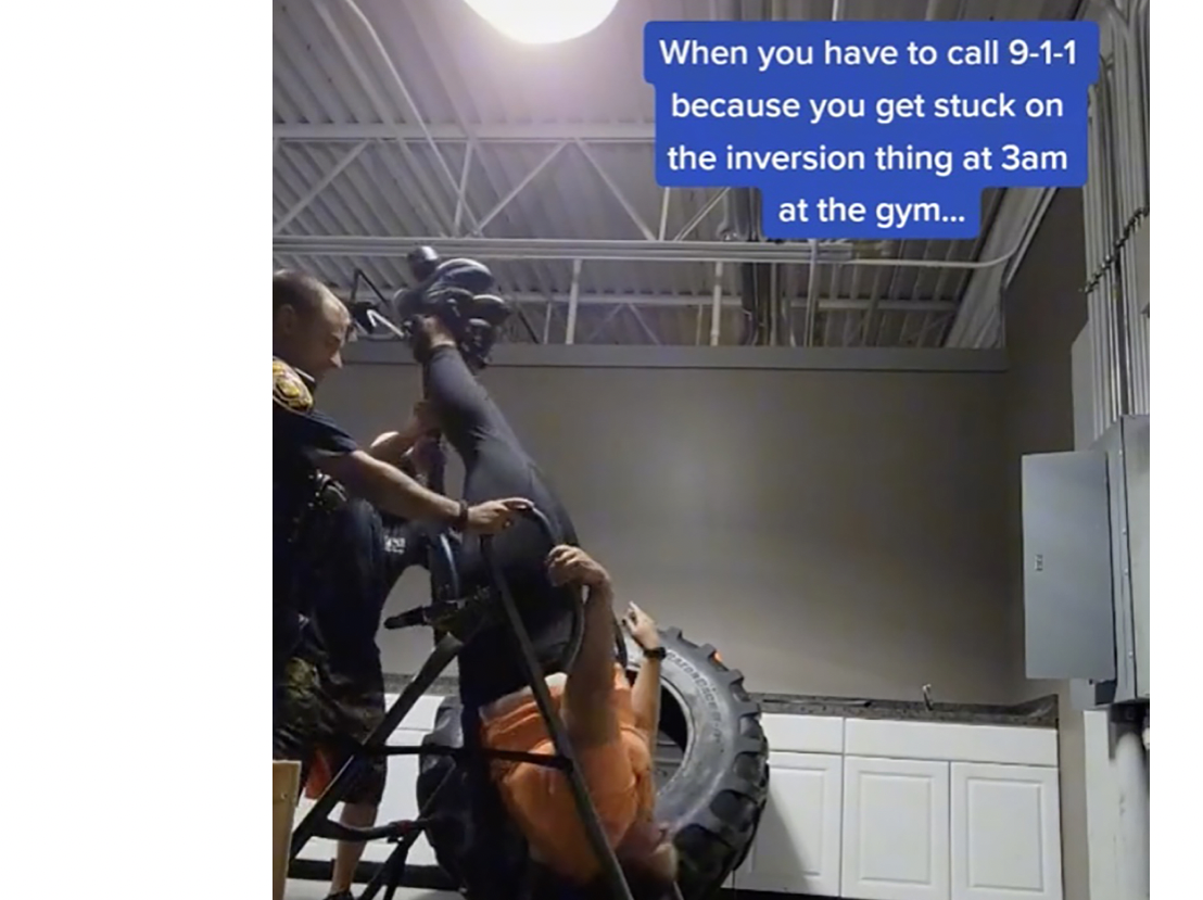 Woman gets stuck upside-down overnight at 24-hours gym | Toronto Sun