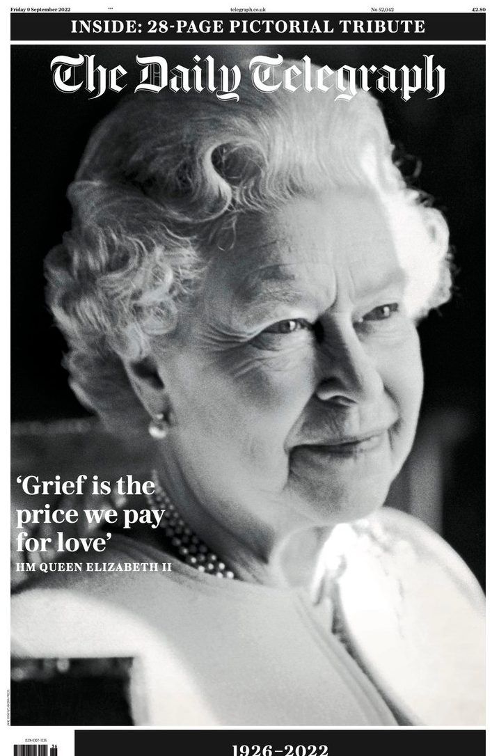 Queen Elizabeth's death dominates planet's front pages | Toronto Sun