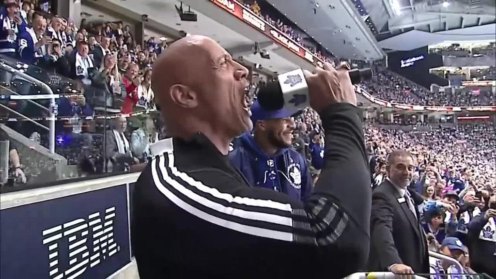 Dwayne Johnson wanted to fire up Maple Leafs fans with an F-bomb ...
