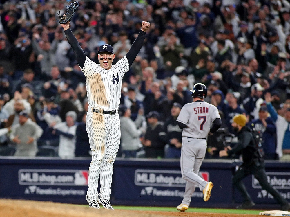 Stanton, Judge bash Yankees to win over Guardians, move on to ALCS ...