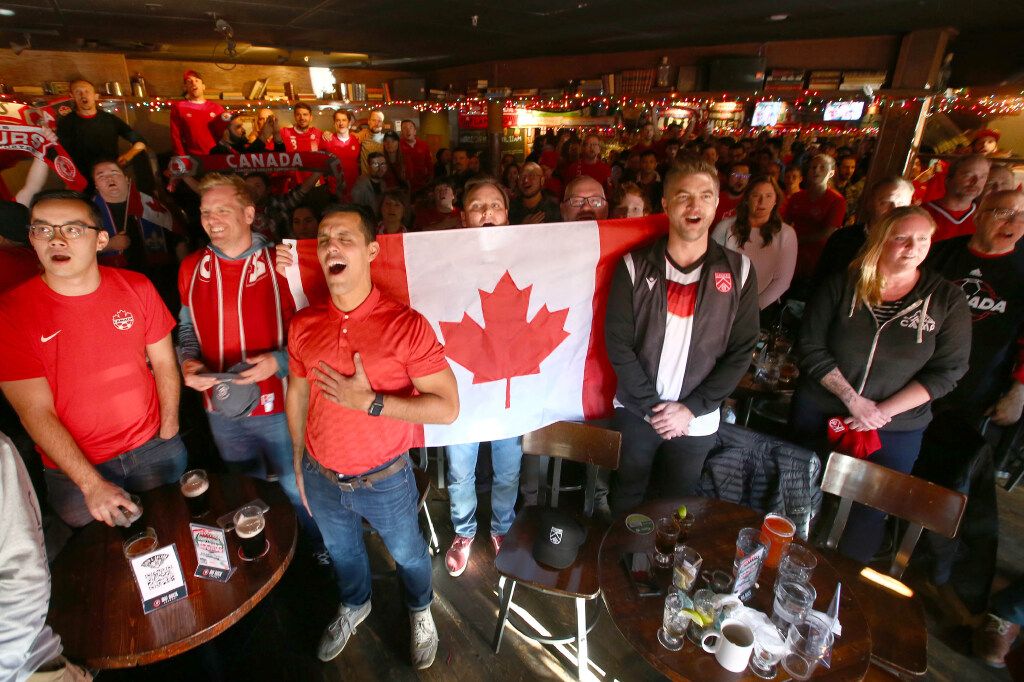 IN PHOTOS: Canadian fans cheer on team in 2022 World Cup match against ...