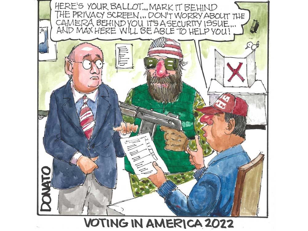 Andy Donato cartoon, Nov. 6, 2022 | Toronto Sun