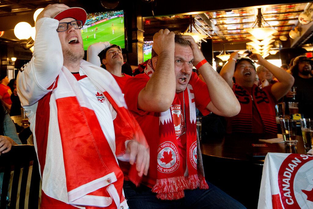 IN PHOTOS: Canadian fans cheer on team in 2022 World Cup match against ...