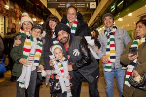 Raptors Superfan Nav Bhatia parties on GO train | Toronto Sun
