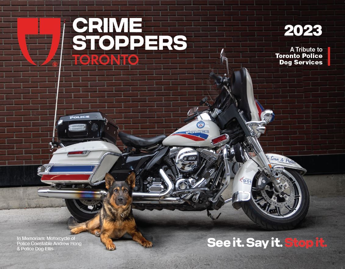 Police dogs, their handlers featured in 2023 Crime Stoppers calendar ...