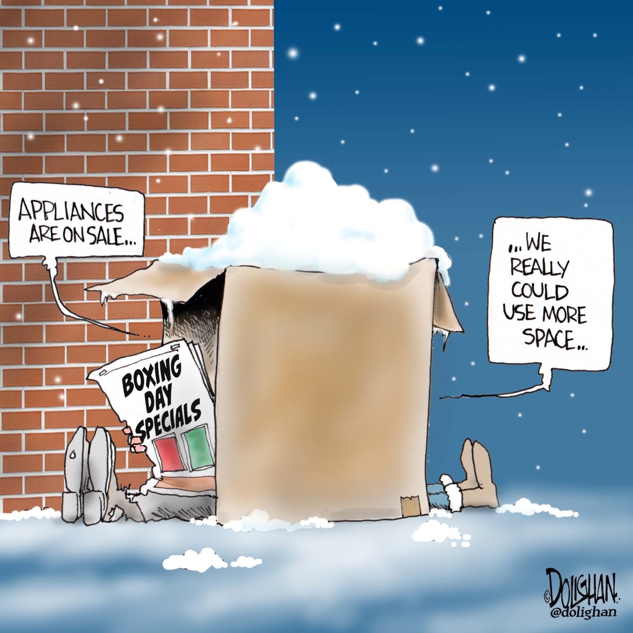 Tim Dolighan cartoon, Dec. 26, 2022 | Toronto Sun