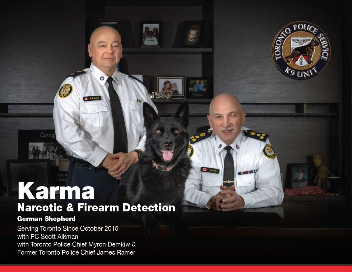 Police dogs, their handlers featured in 2023 Crime Stoppers calendar ...