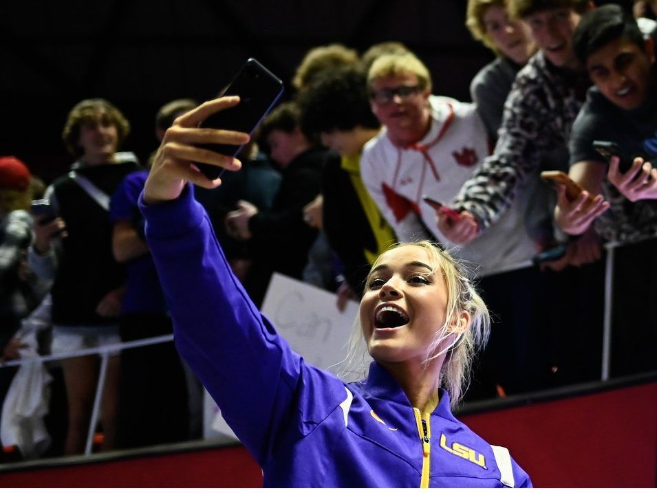 Star gymnast Olivia Dunne hires bodyguard after swarming by rowdy fans ...