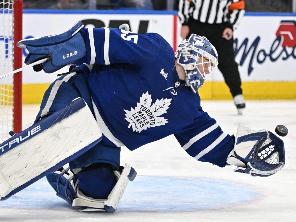 Leafs goalie Ilya Samsonov making saves, saving his team on salary ...