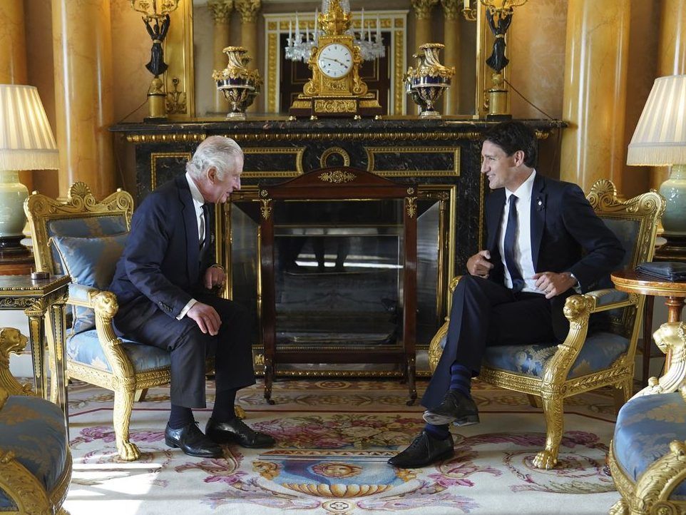 Prime Minister Justin Trudeau talks climate change with King Charles ... Prime Minister Justin Trudeau talks climate change with King Charles ...