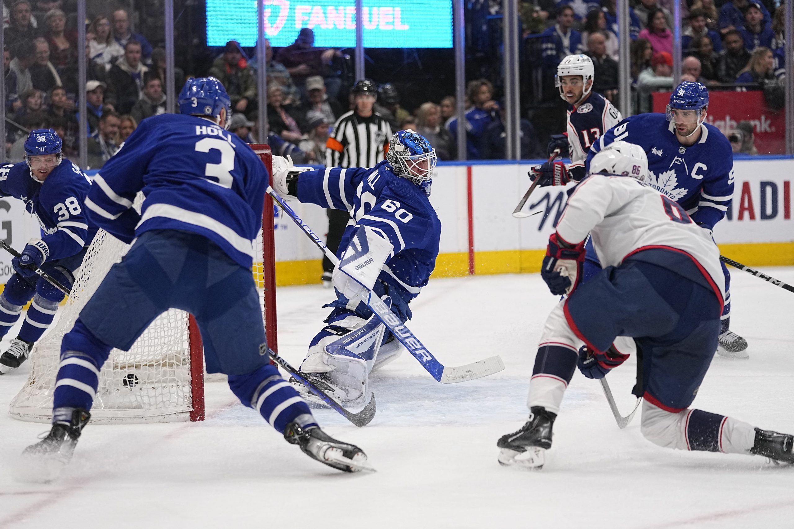 Maple Leafs lose to split home-and-home with last-place Columbus ...
