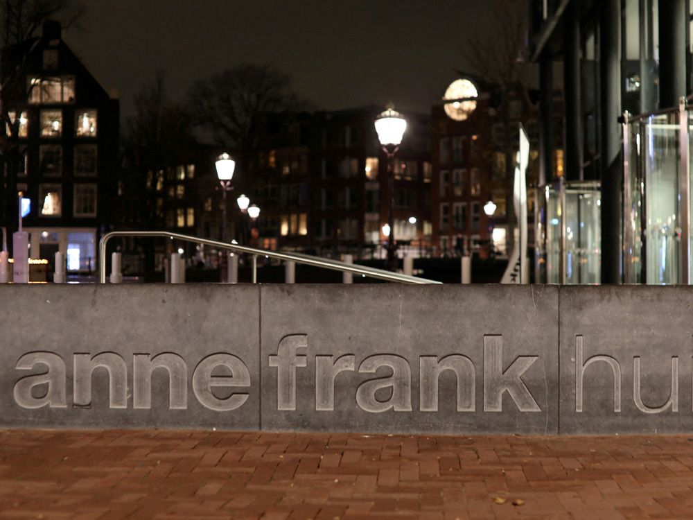 Dutch PM slams 'reprehensible' message projected onto Anne Frank House ...