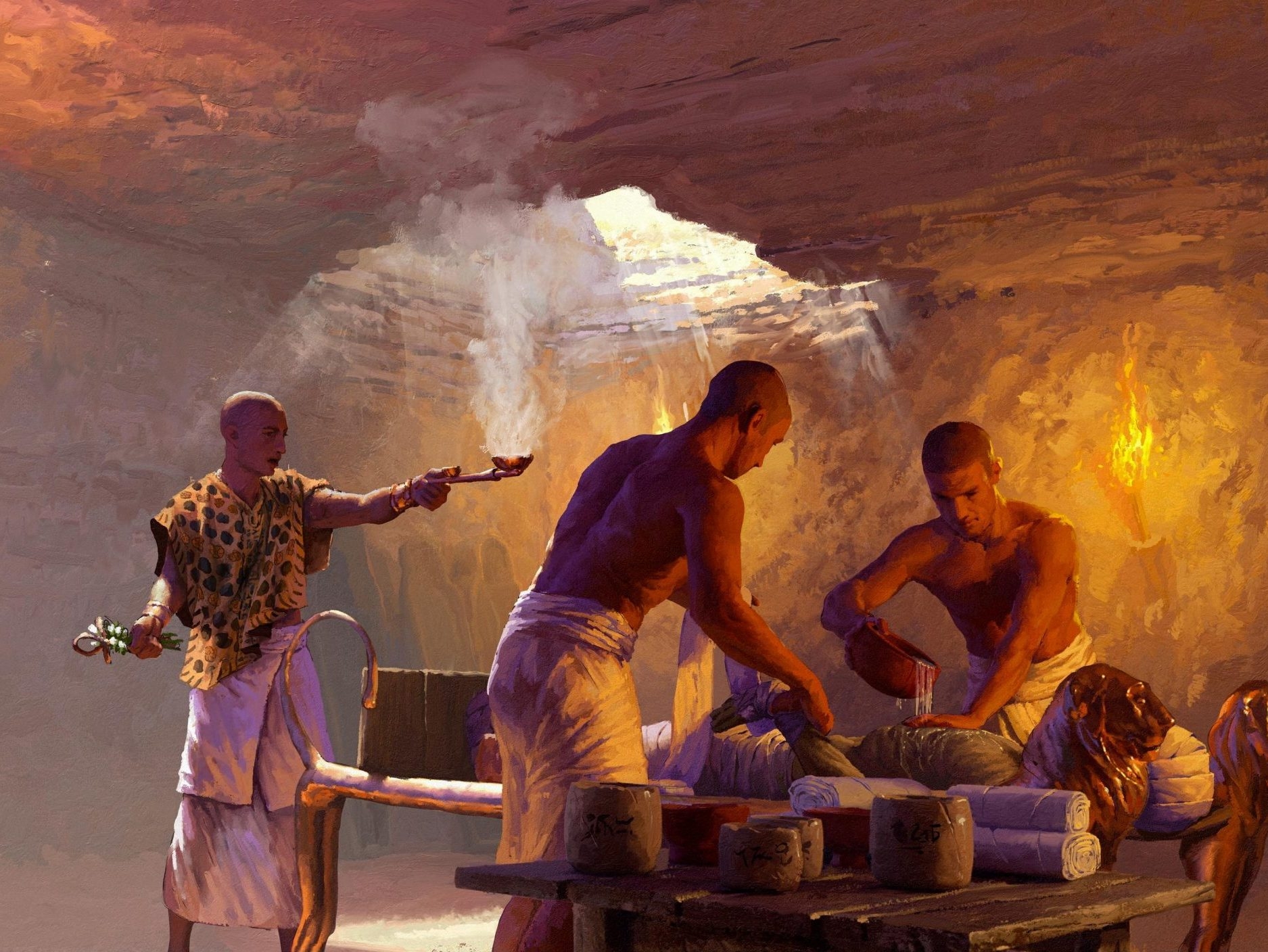 How To Make A Mummy Ancient Egyptian Workshop Has New Clues Canoecom