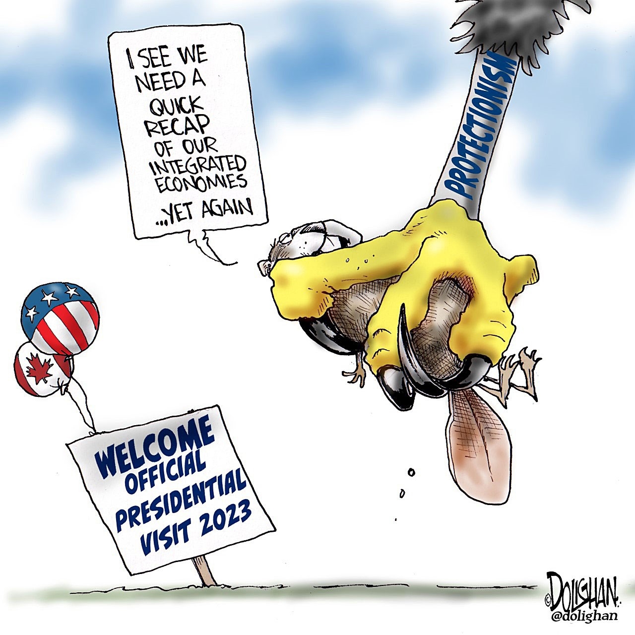 Tim Dolighan cartoon, March 23, 2023 | Toronto Sun