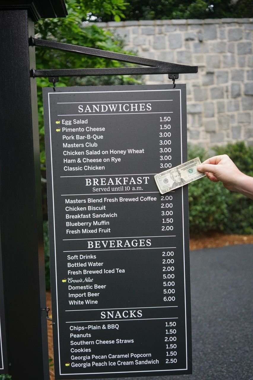MASTERS MISSION: Lunch for two for $20 at Augusta National? | Toronto Sun