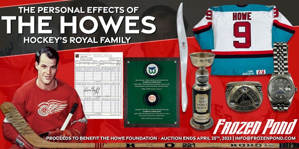 WARMINGTON: A chance to own a piece of Gordie Howe's historic career ...