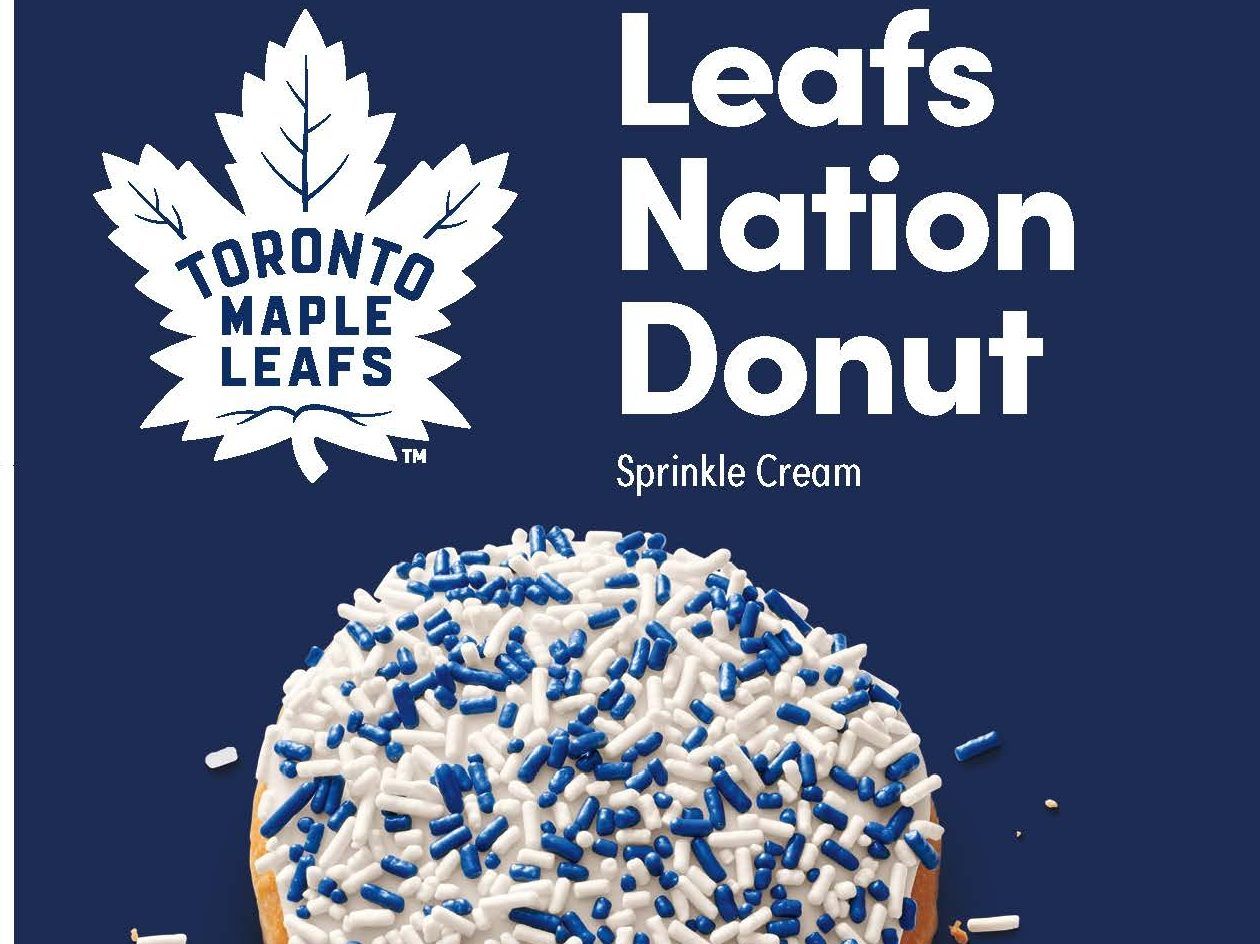 Tim Hortons launches Leafs Nation Donut to help spur on Maple Leafs ...