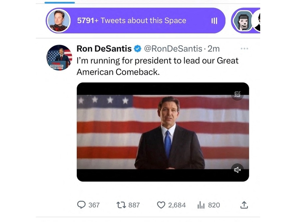 Musk's 'historic' Twitter event with DeSantis has technical glitches | Toronto Sun