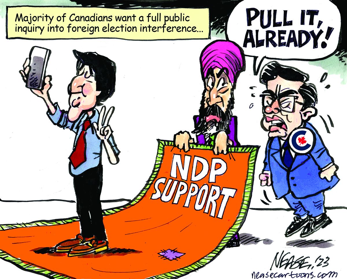 Steve Nease cartoon, May 31, 2023 | Toronto Sun