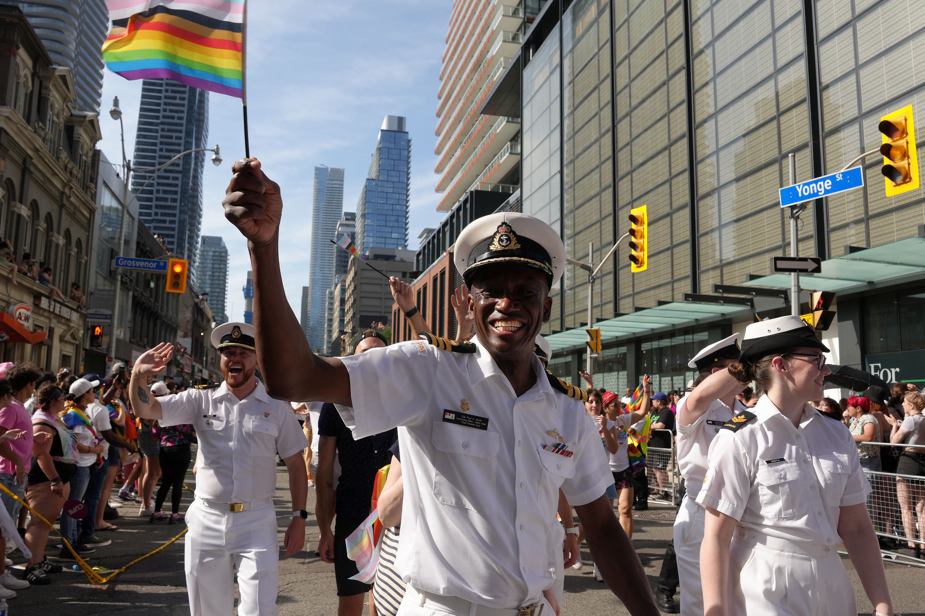 Large crowds pack Toronto streets at Canada’s largest Pride parade ...