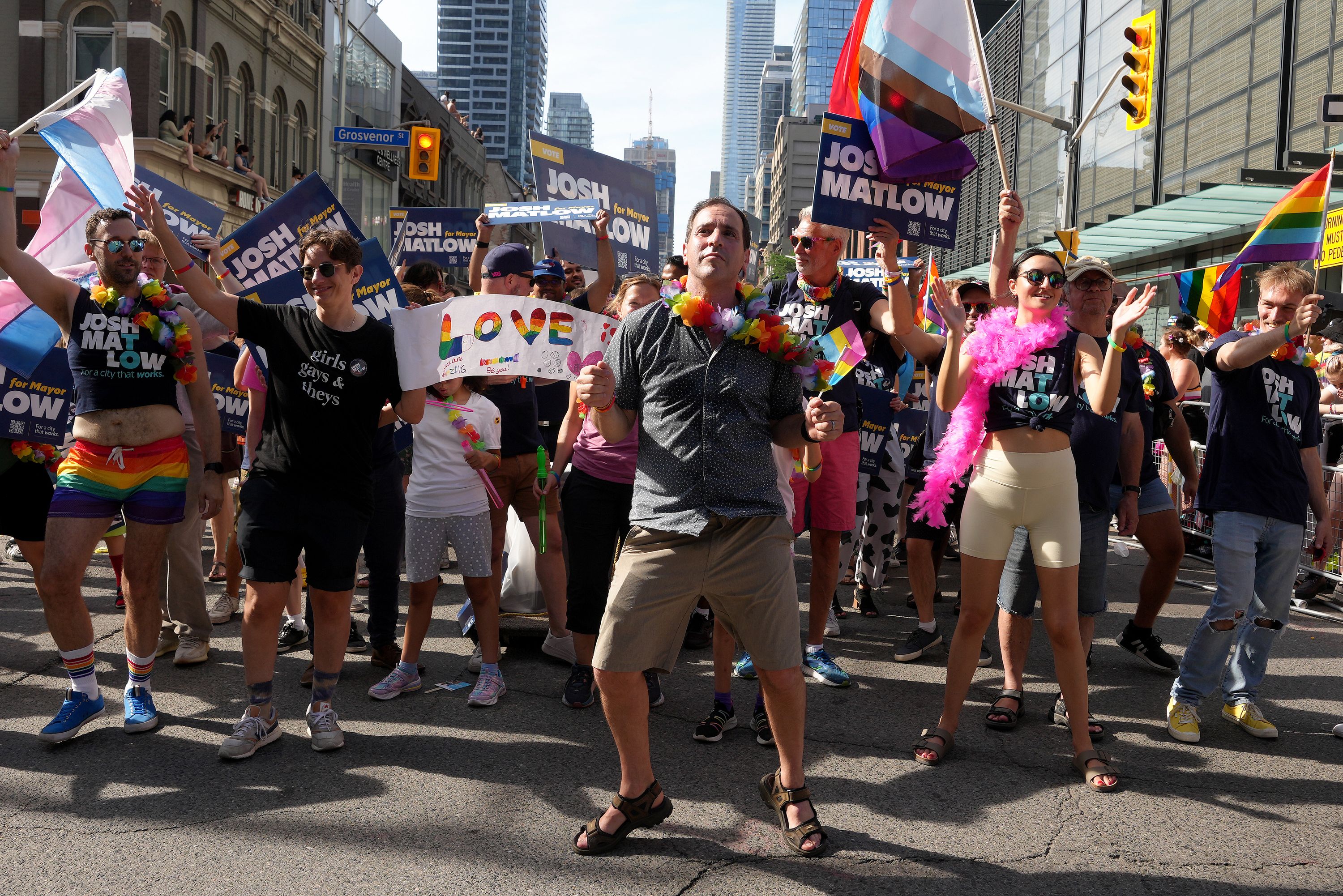 Large crowds pack Toronto streets at Canada’s largest Pride parade ...