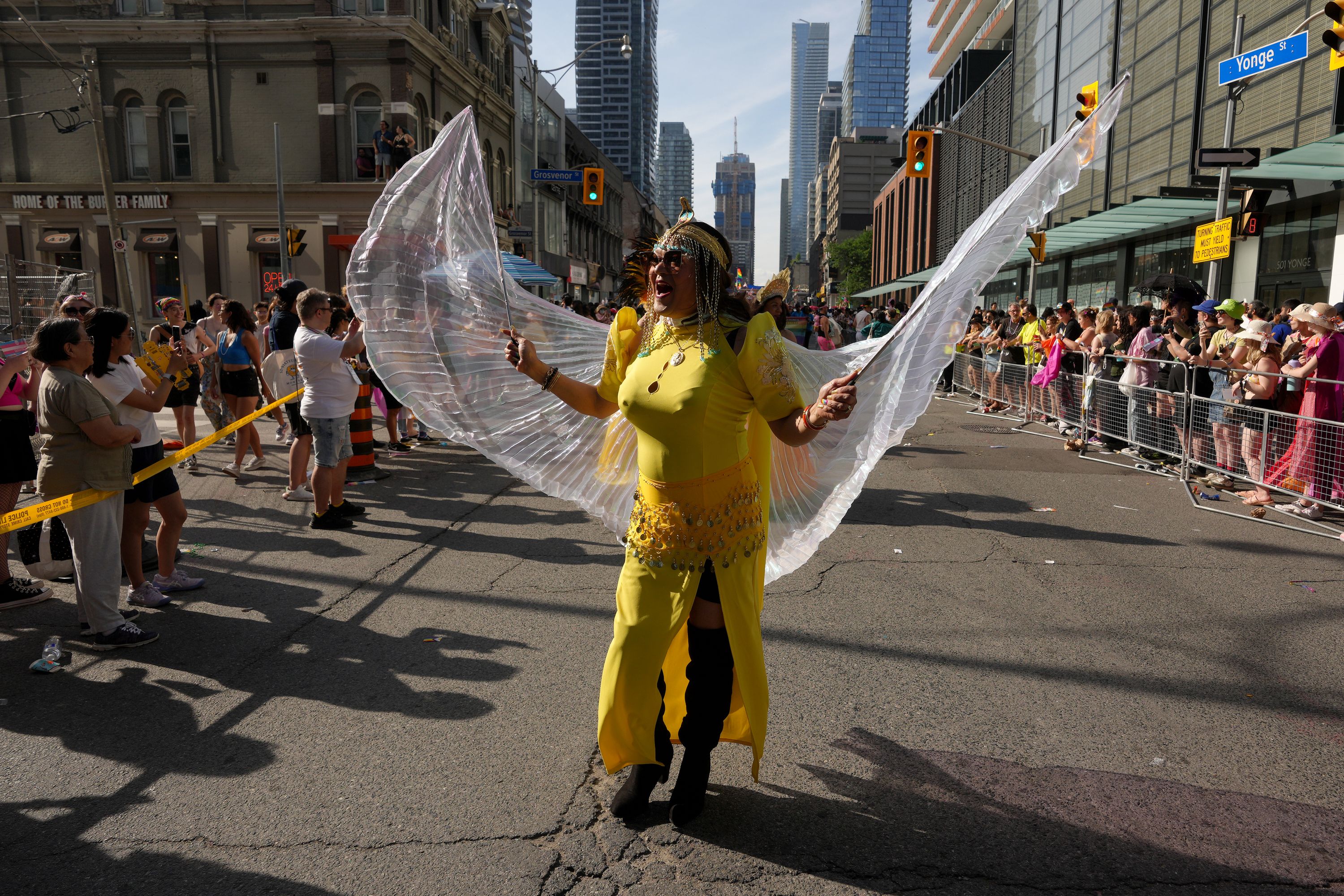 Large crowds pack Toronto streets at Canada’s largest Pride parade ...