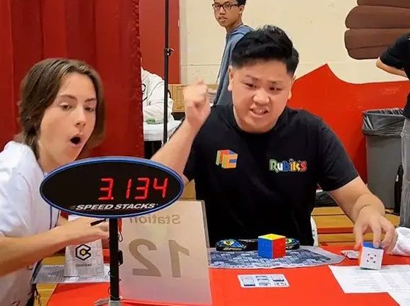 Man sets new world record solving Rubik’s Cube in three seconds ...