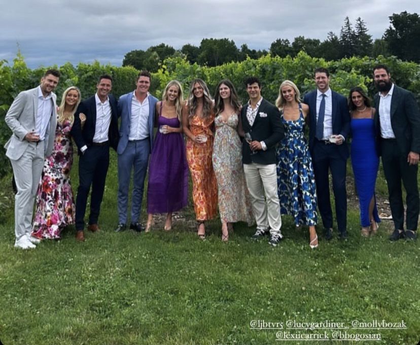 It's a Maple Leaf marriage as Mitch Marner weds long-time girlfriend ...