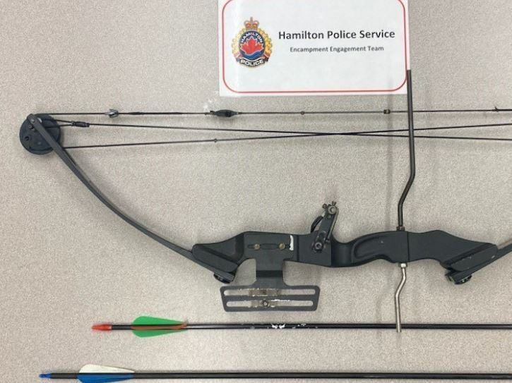 Hamilton cops seize compound bow, brass knuckles, drugs | Toronto Sun