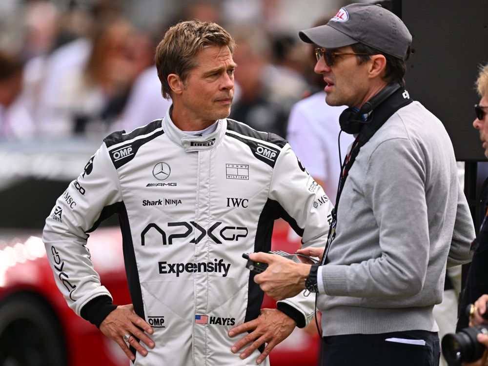 Brad Pitt 'felt giddy' driving race car at Silverstone | Toronto Sun