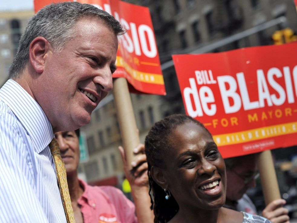 Bill de Blasio, wife announce split but will still live together ...