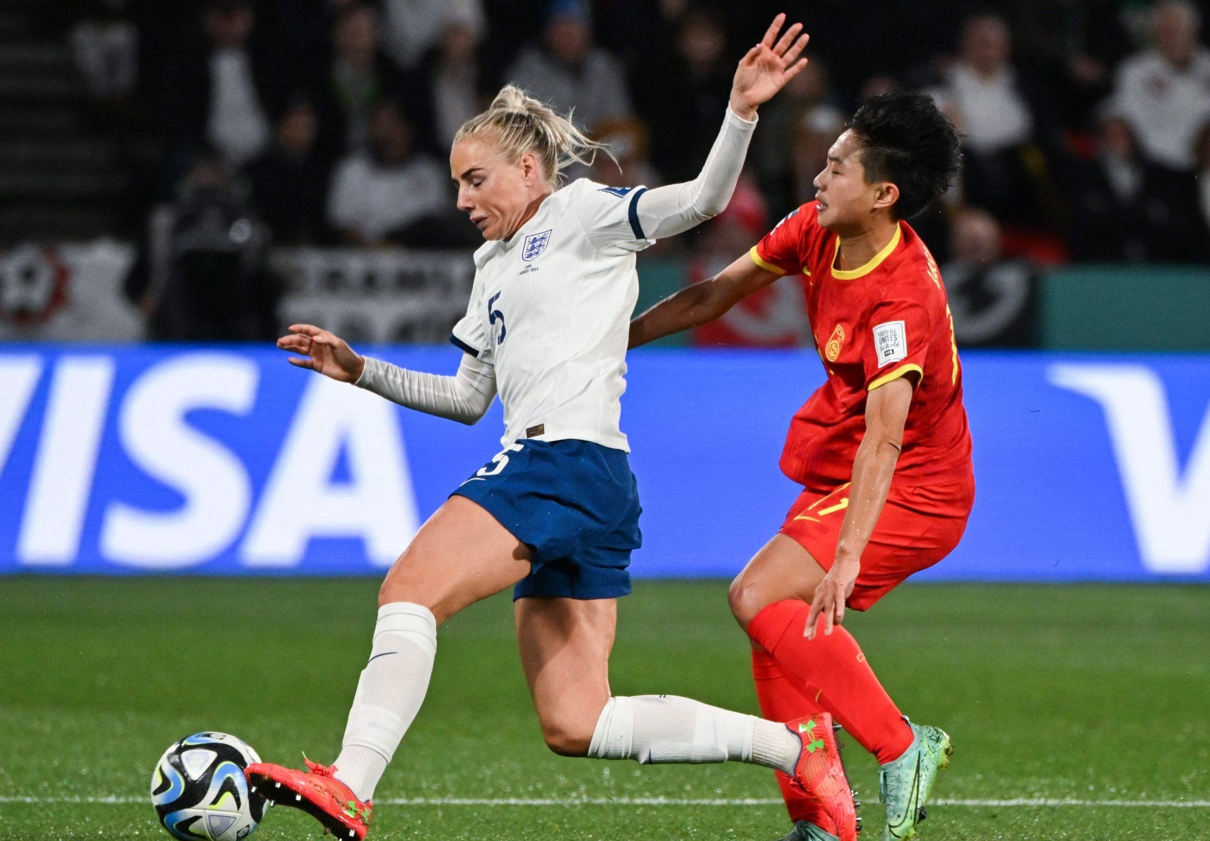 Lauren James scores twice as England routs China at Women’s World Cup ...