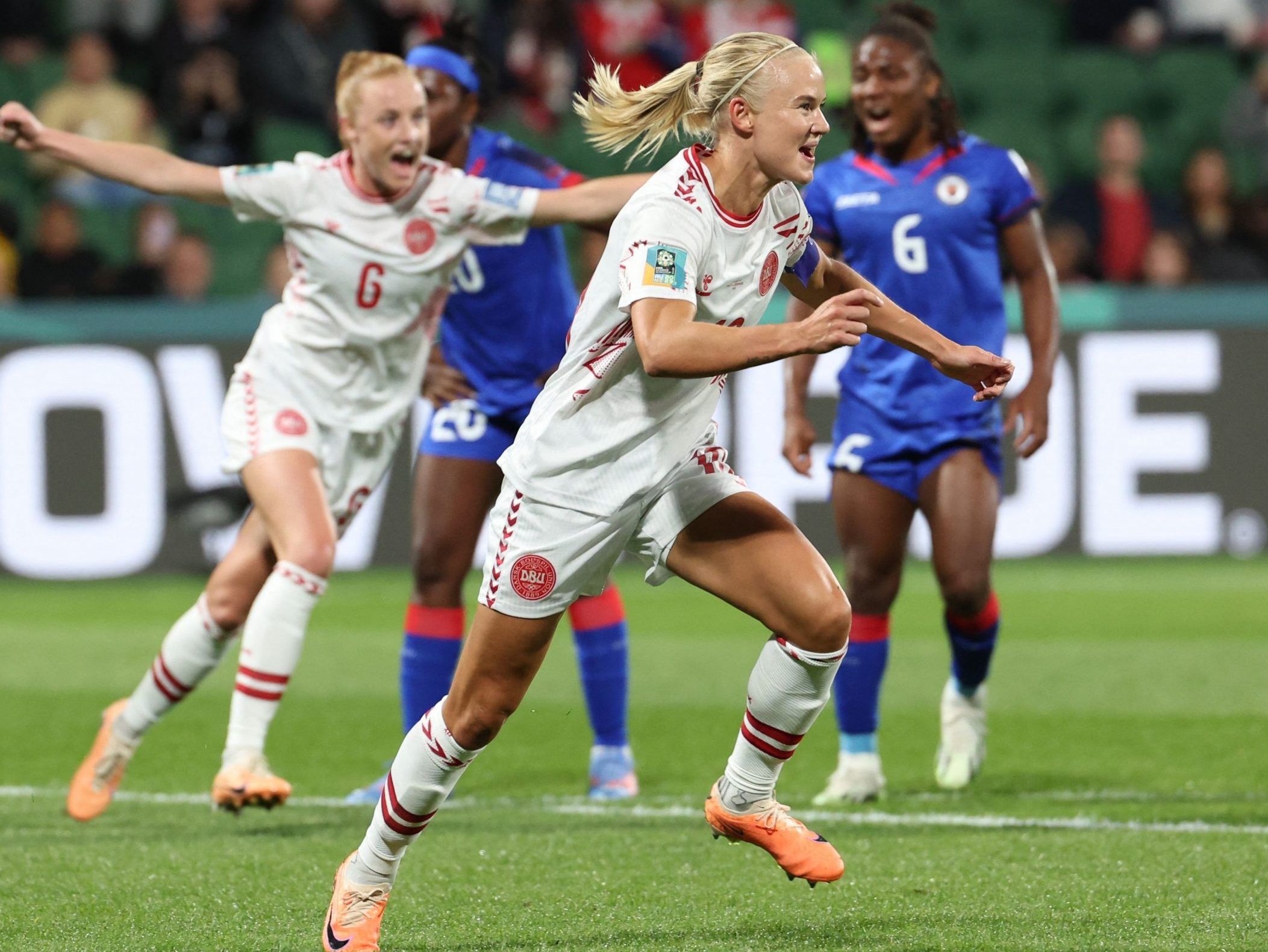Denmark beats Haiti to set up encounter with World Cup host Australia ...