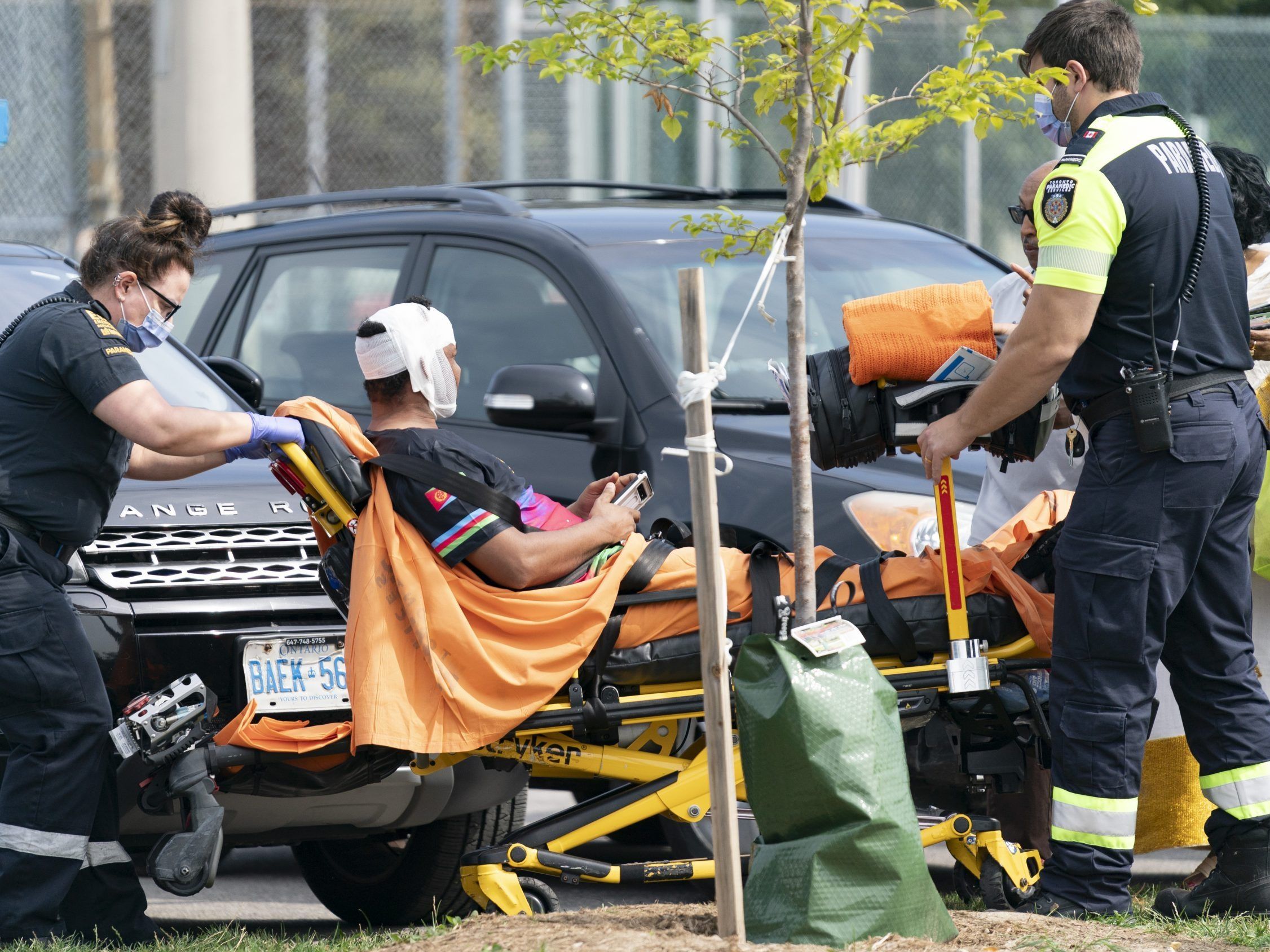 1 person stabbed, 8 others hurt as Toronto protest turns violent ...