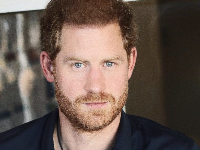 Photo of balding Prince Harry shows him sporting thick crop of hair ...