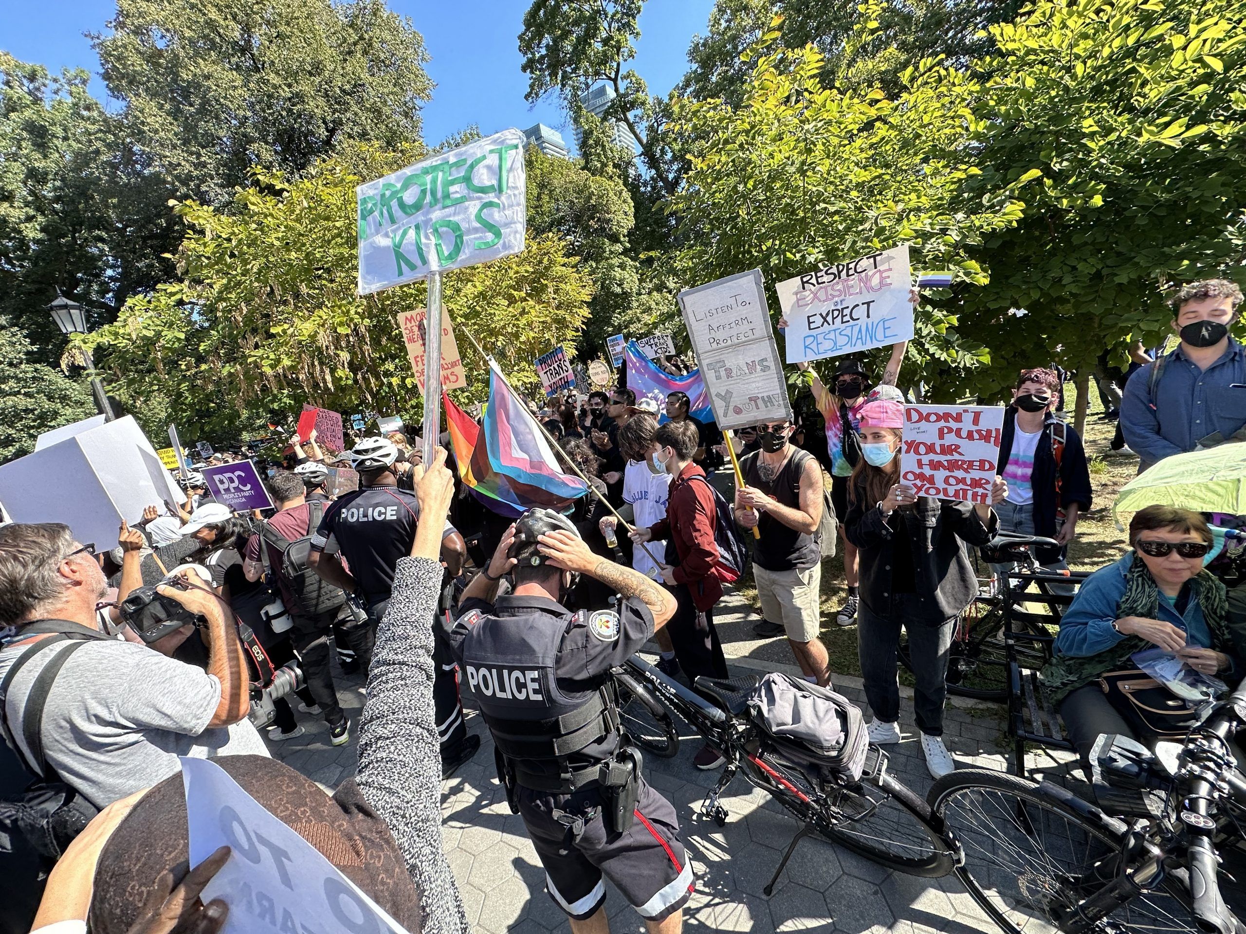Rallies against ’gender ideology’ in schools met with counter-protests ...