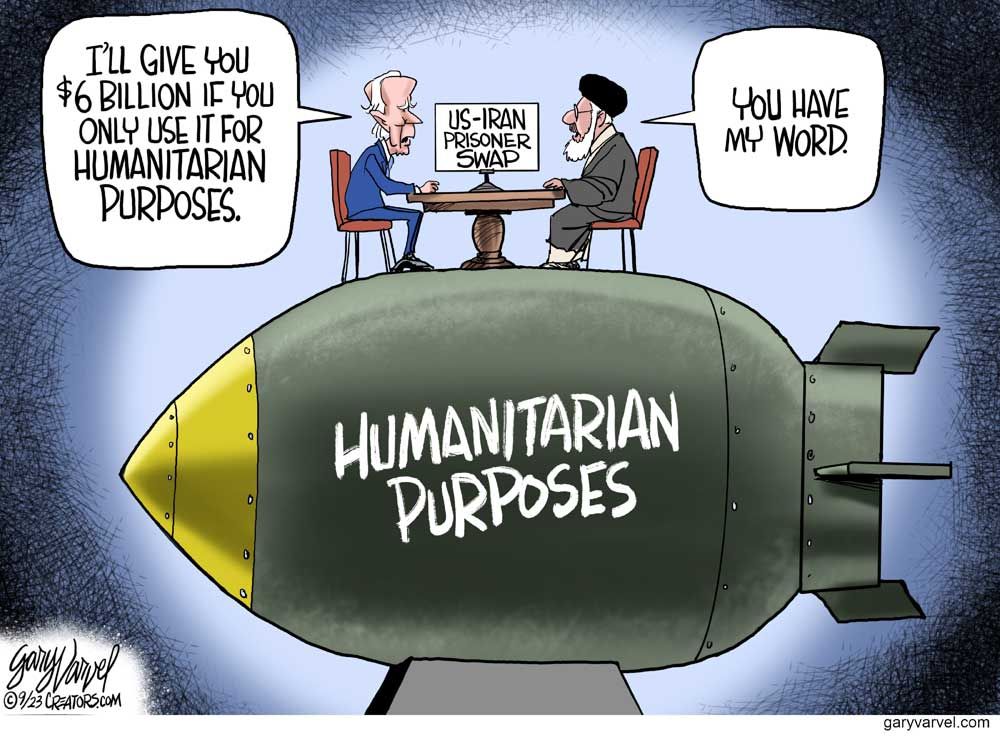 Gary Varvel cartoon, Sept. 24, 2023 | Toronto Sun