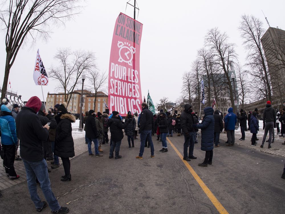 Quebec unions in health care, education vote 95% for strike mandate ...