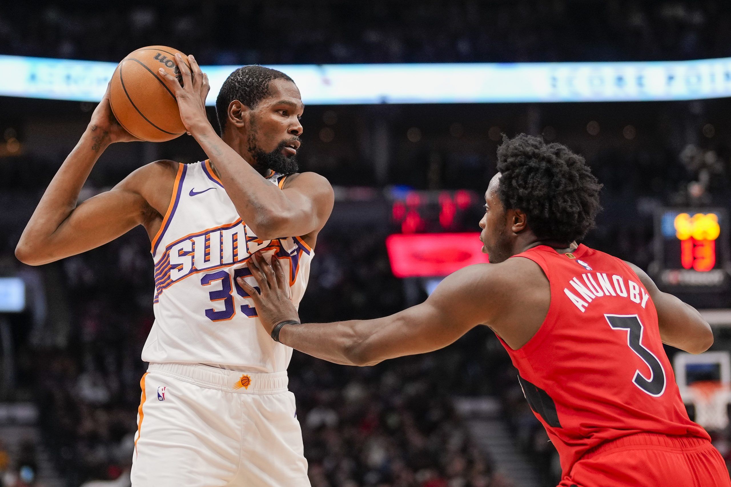 Raptors spoil Durant's return to Suns with solid defensive display ...