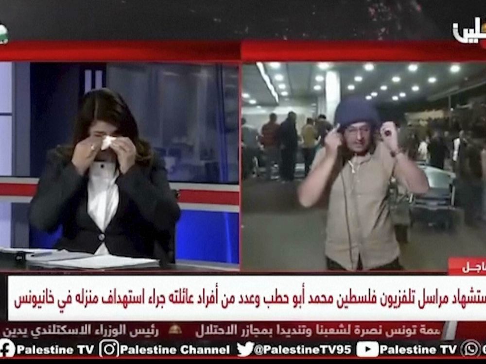 Emotional outburst on live TV from Gaza over death of reporter | Toronto Sun