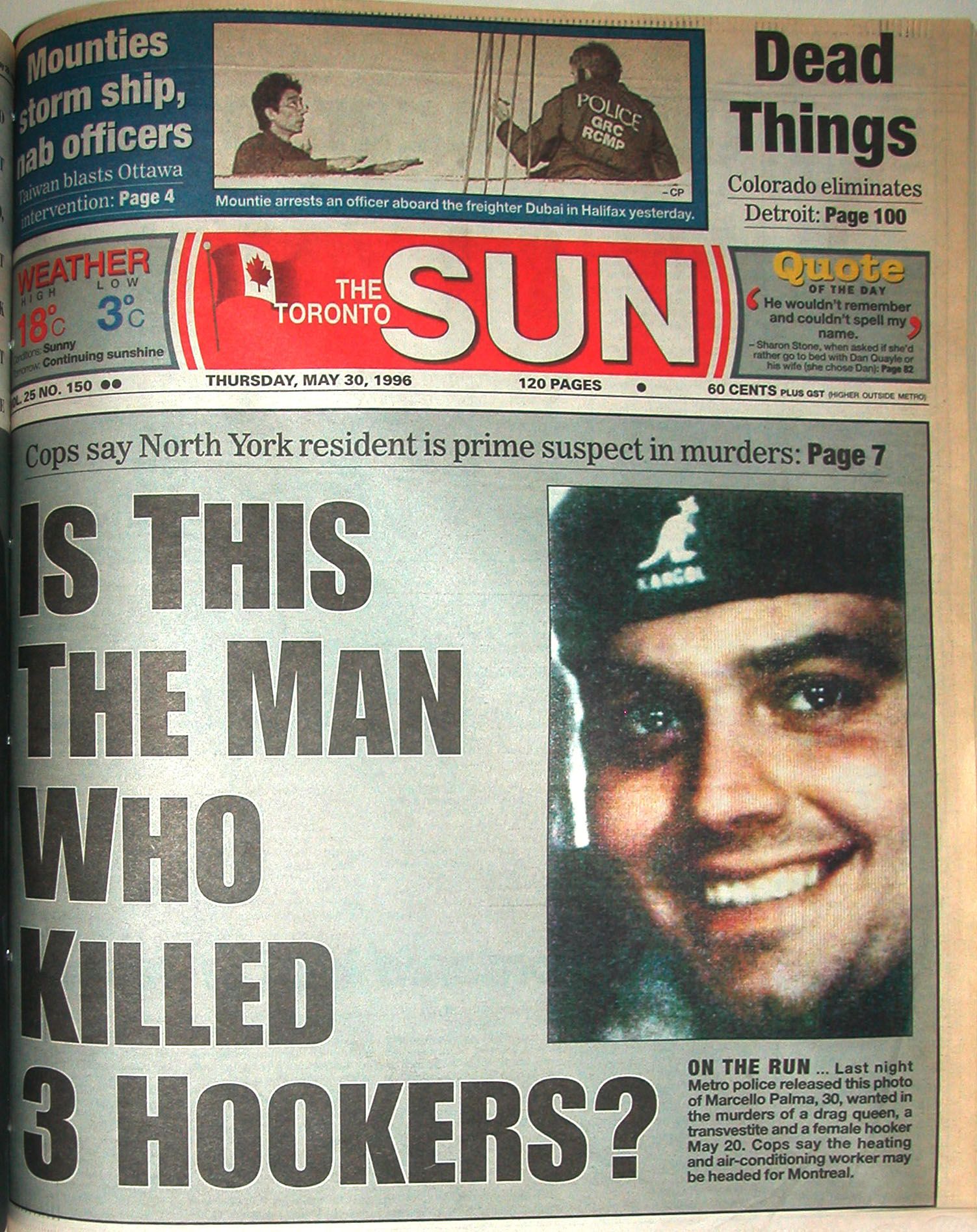 MANDEL: Serial killer Marcello Palma granted full parole | Toronto Sun
