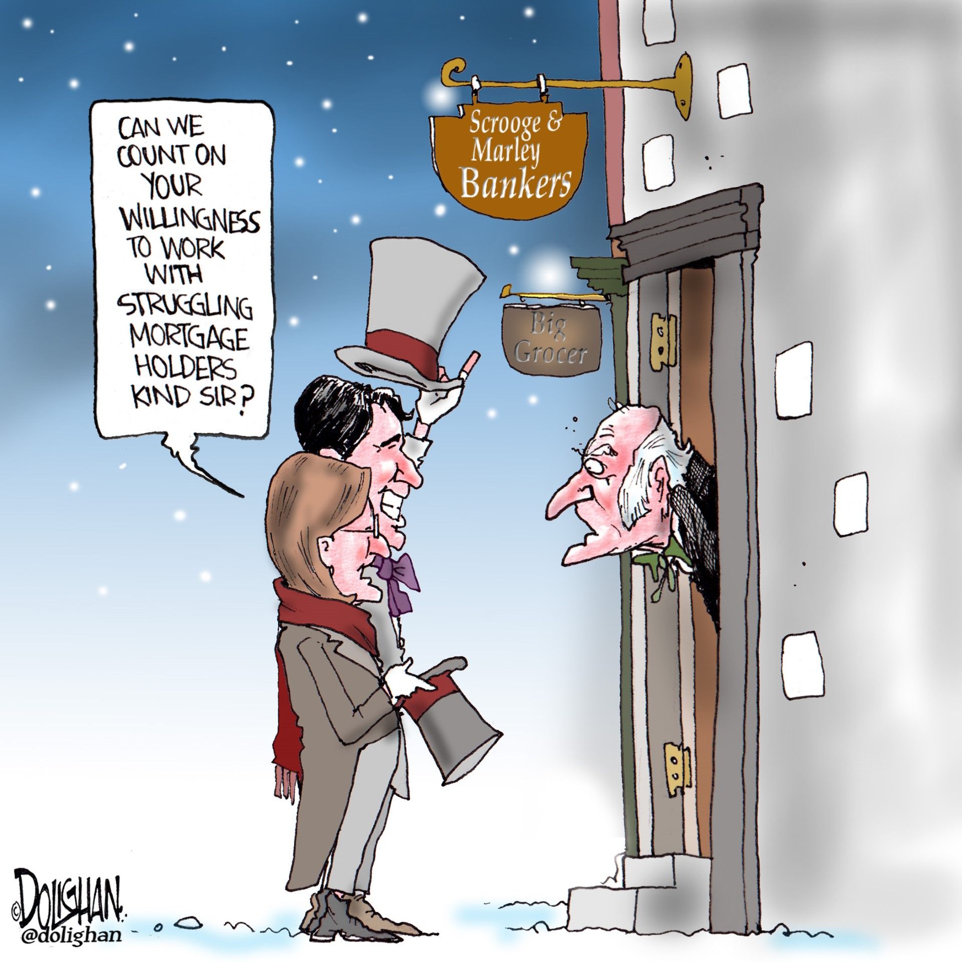 Tim Dolighan cartoon, Dec. 11, 2023 | Toronto Sun
