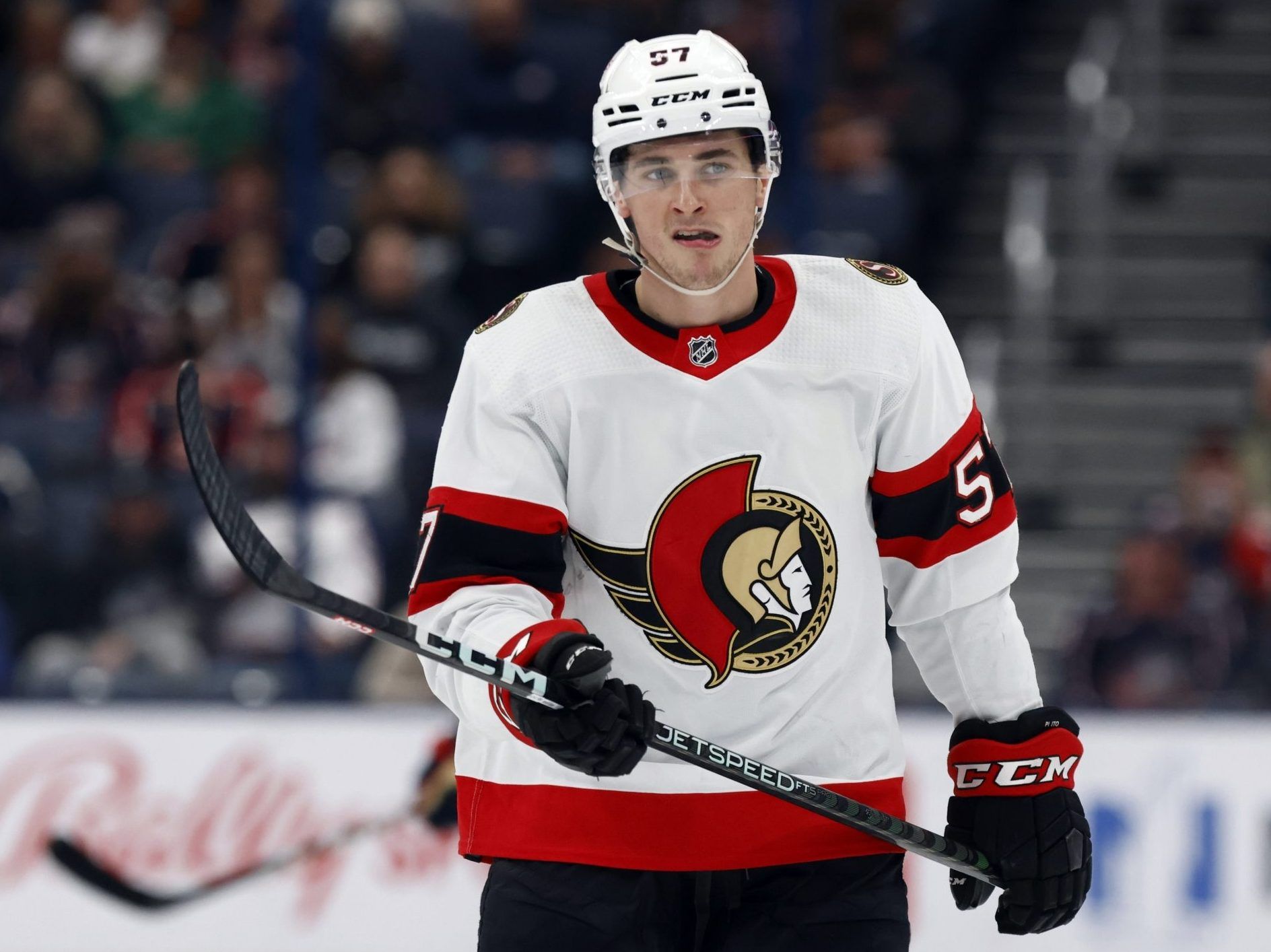 Senators’ Pinto returns to ice after 41-game suspension for gambling ...