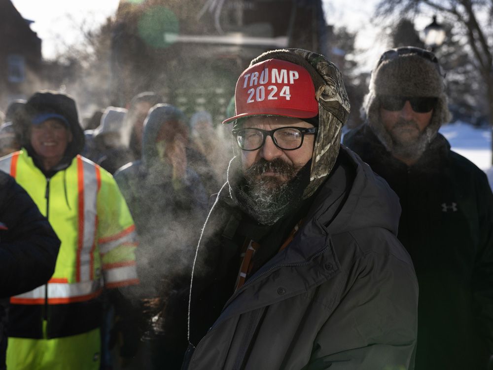 Trump’s supporters stand for hours in cold to see him in Iowa | Toronto Sun