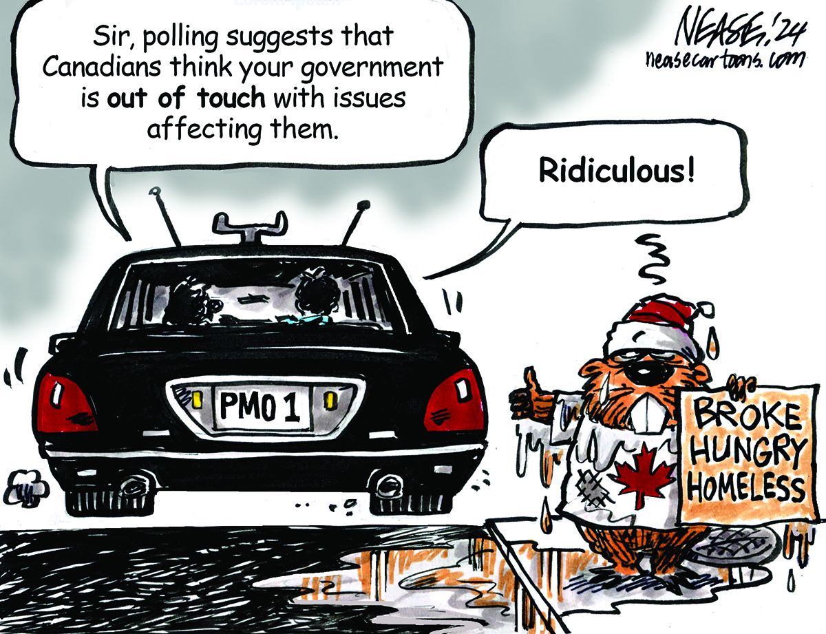 Steve Nease cartoon, Feb. 2, 2024 | Toronto Sun