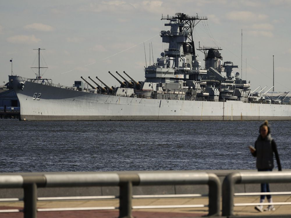 Famed battleship floating down Delaware River for maintenance | Toronto Sun
