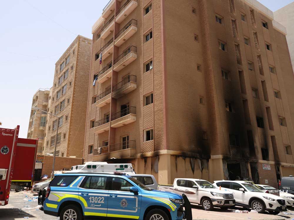 41 die in a fire at a building housing workers in Kuwait | Toronto Sun