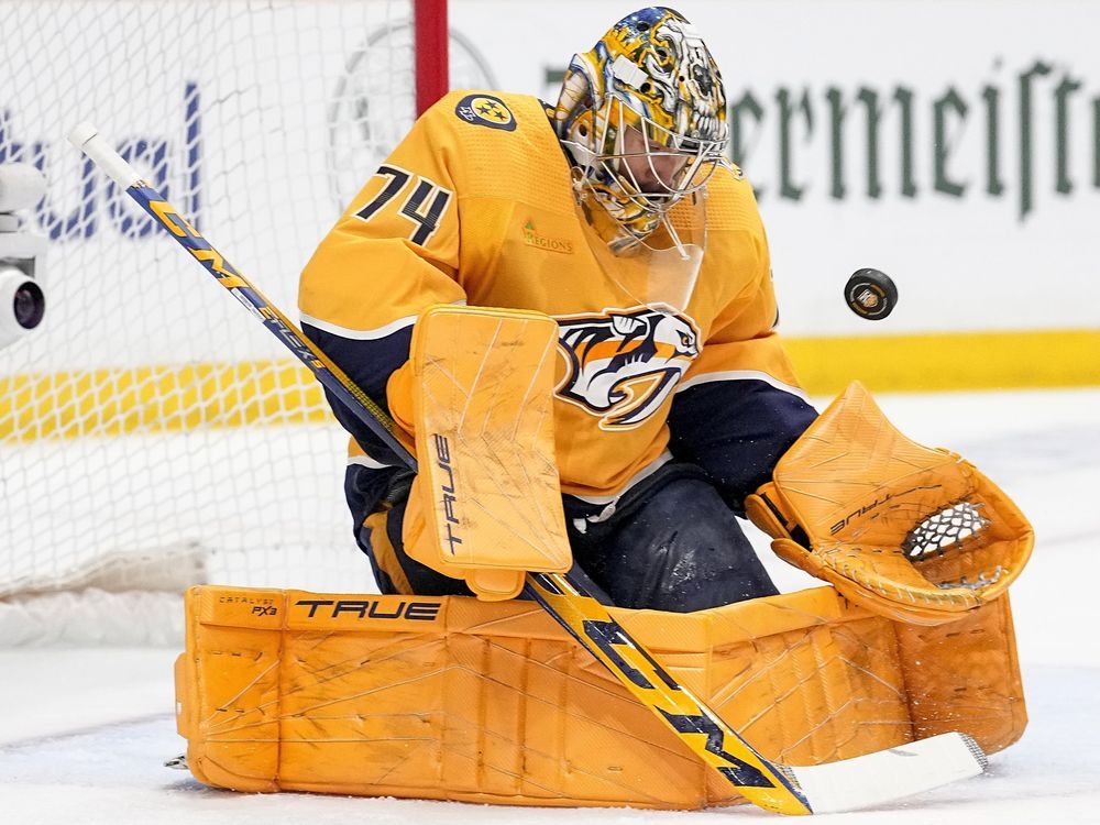 Predators, goalie Juuse Saros agree to terms on 8-year contract ...