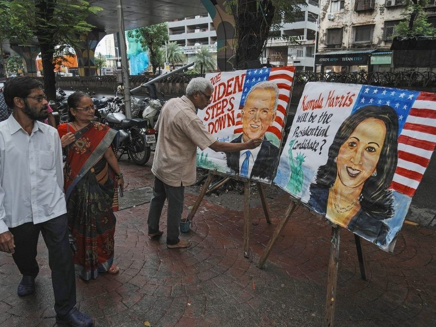 Reaction in Harris mom's native India is muted but tinged with pride ...