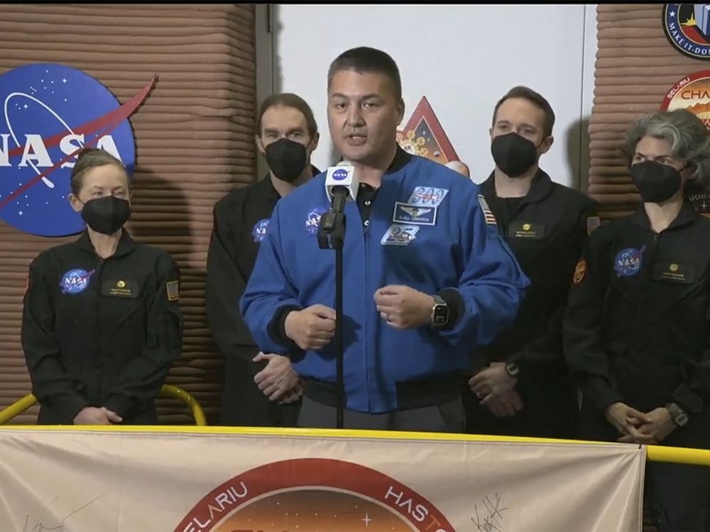 Crew of NASA’s earthbound simulated Mars habitat emerge after a year ...